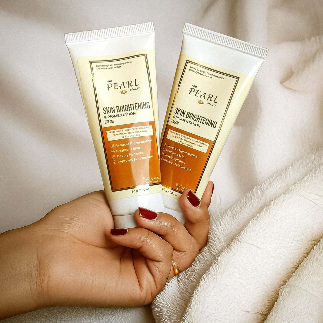 Glowing Night Face Cream, Gold Serum 24k- ARM Pearl Most Loved Collection